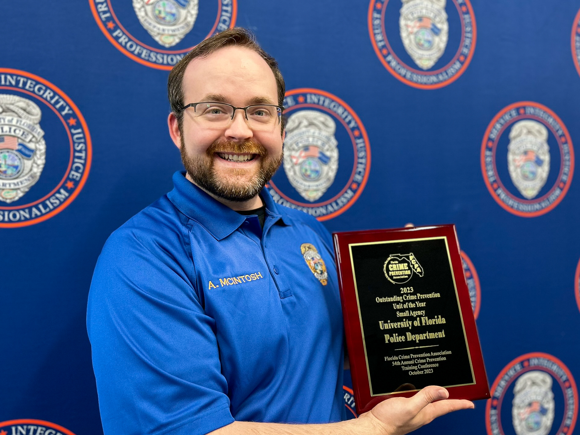 UFPD Awarded Crime Prevention Unit of the Year – UF Business Affairs